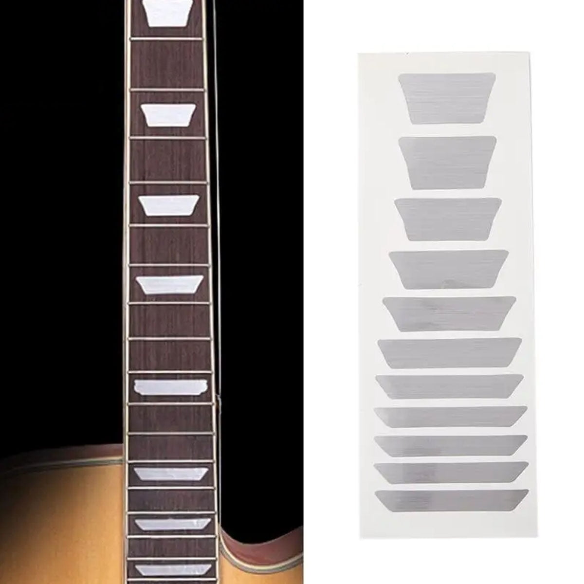 Electric Acoustic Guitar Inlay Sticker Guitar Scale Sticker Fretboard ...