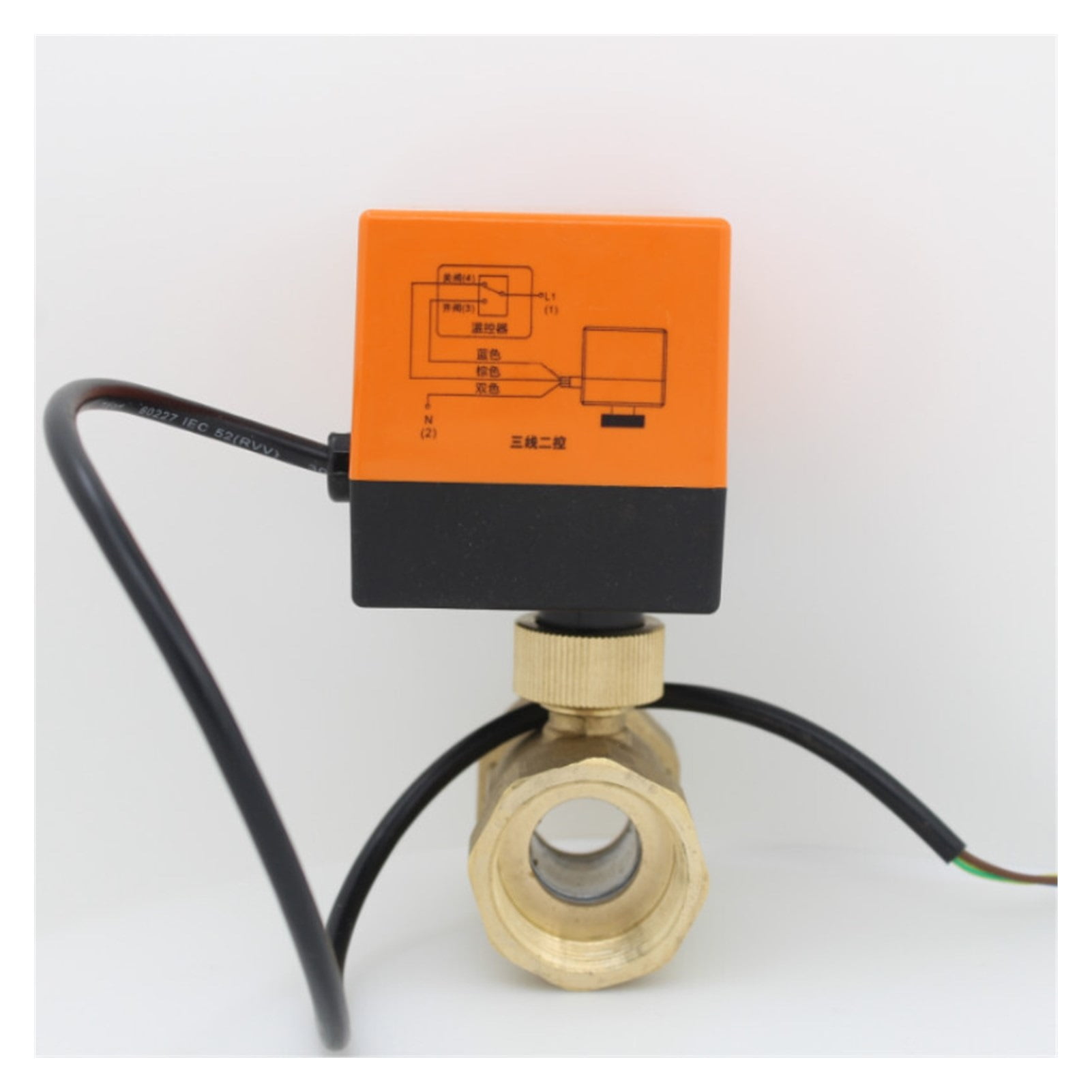 Electric Actuator Ball Valve Cold&hot Water/Water Vapor/heat 2 Way ...