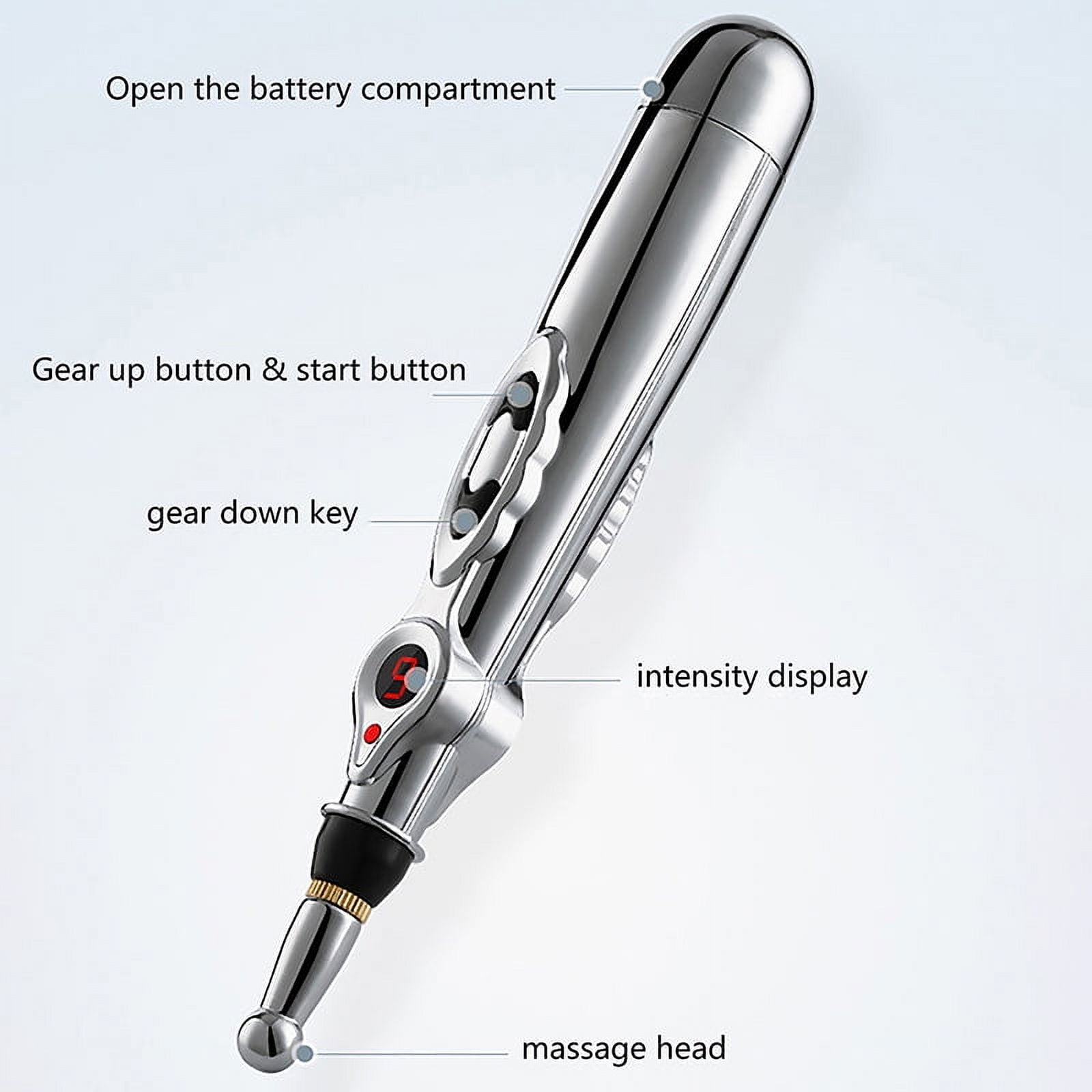 Electric Acupuncture Point Massage Pen Pain Relief Laser Therapy ...