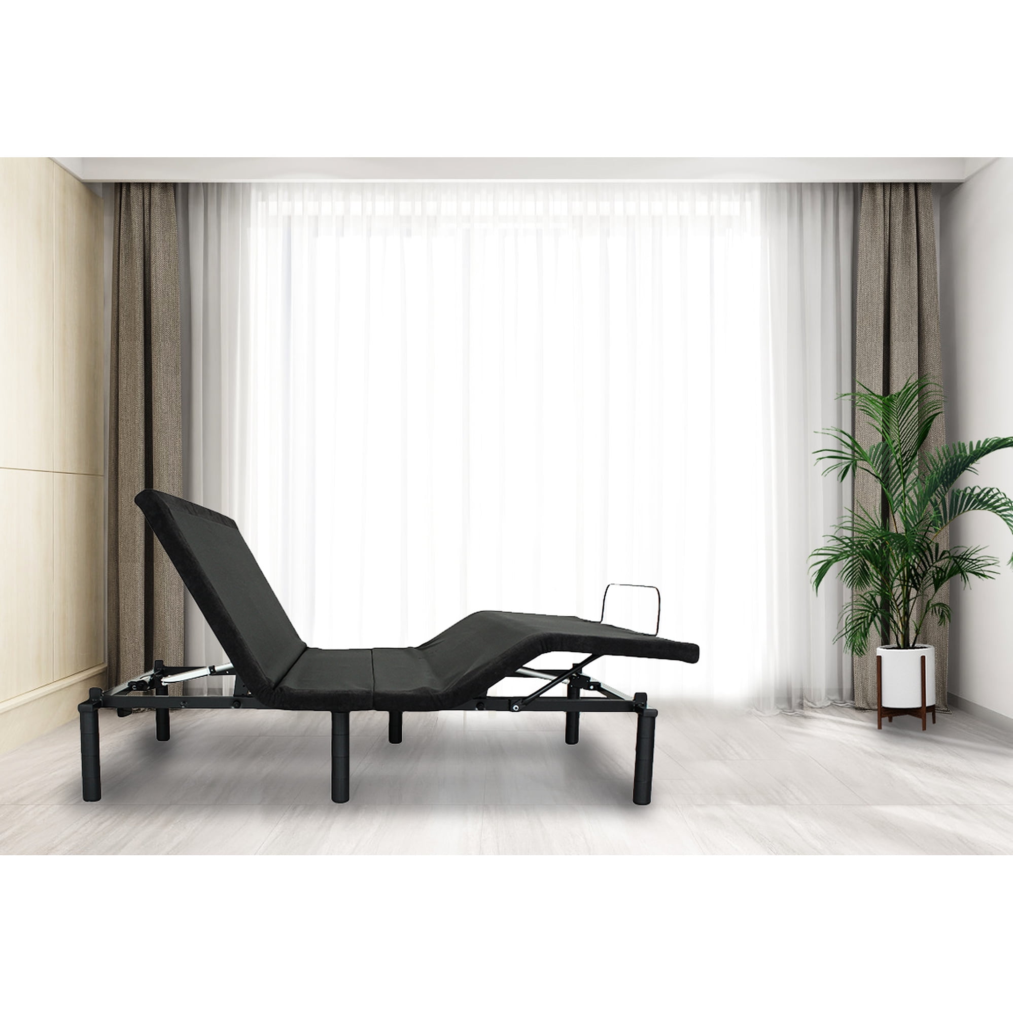 Electric Adjustable Bed Base For Queen, Foldable, Zero , Charging Ports ...