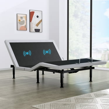 Mainstays Power Adjustable Metal Platform Bed Base with Wireless Remote ...