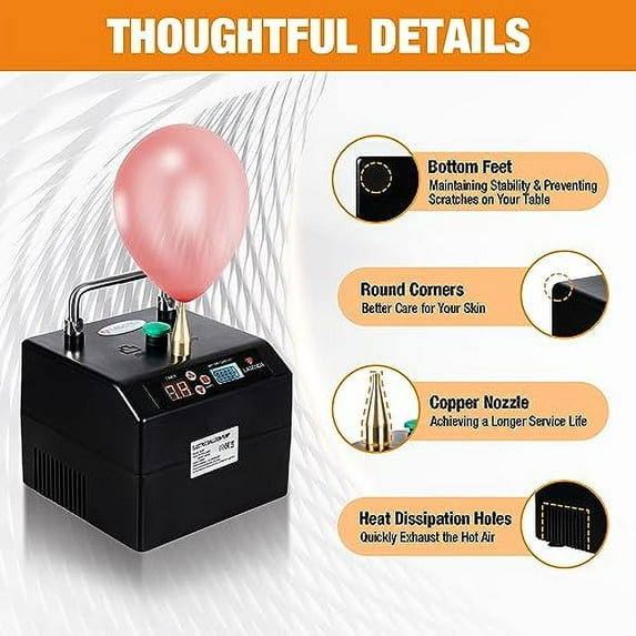 Electric Air Balloon Pump B231 Portable Balloon Blower Machine Electric ...