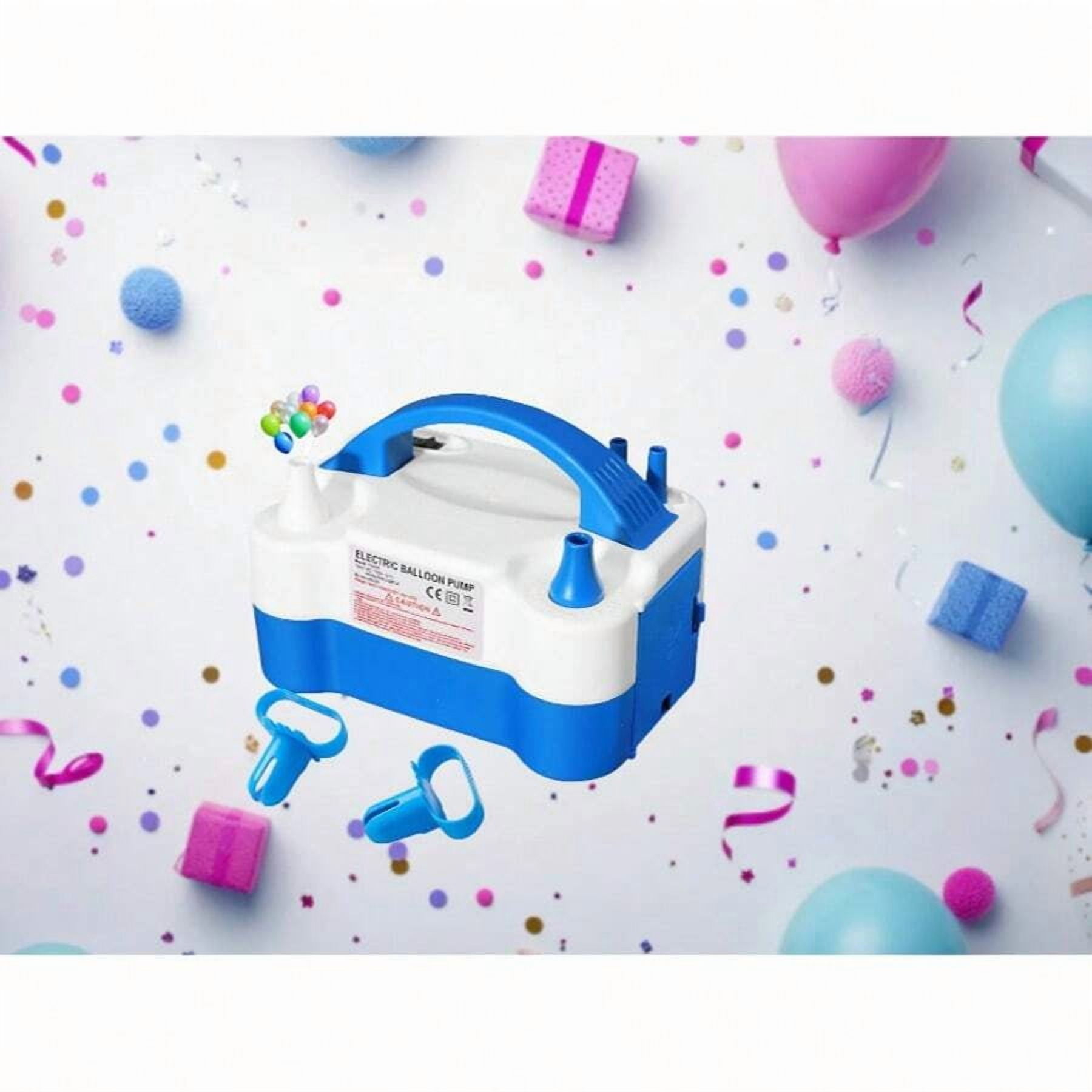 Electric Air Balloon Pump, Portable Dual Nozzle Electric Balloon ...