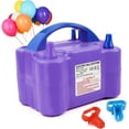 110V 600W Electric Balloon Inflation Machine, Portable Double Nozzle ...
