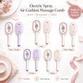Electric Air Cushion Massage Spray Comb, Self-Cleaning Essential Oil ...