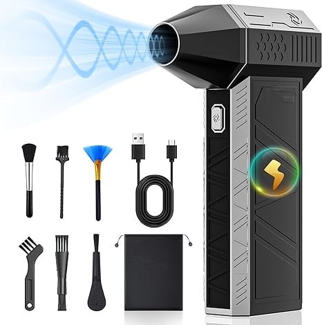 Electric Air Dust Collector - 13000RPM Compressed Air Dust Collector, 3 ...