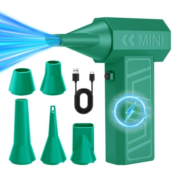 Electric Air Duster 105000RPM Power Cordless Air Duster Adjustable Mini ...