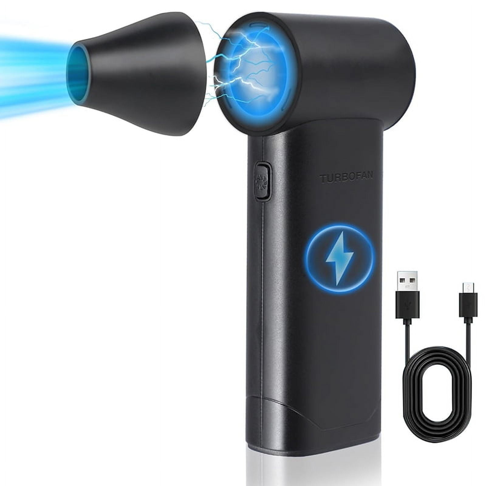 Electric Air Duster - 180000RPM Compressed Air Duster, 3 Gear Mini ...