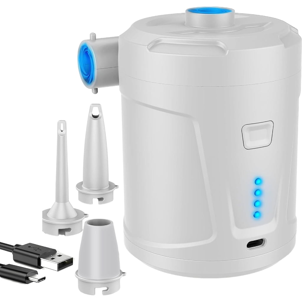 Electric Air Inflator with 5200mAh Large Battery Electric Pumps for Yogas Ball Pool Float ...