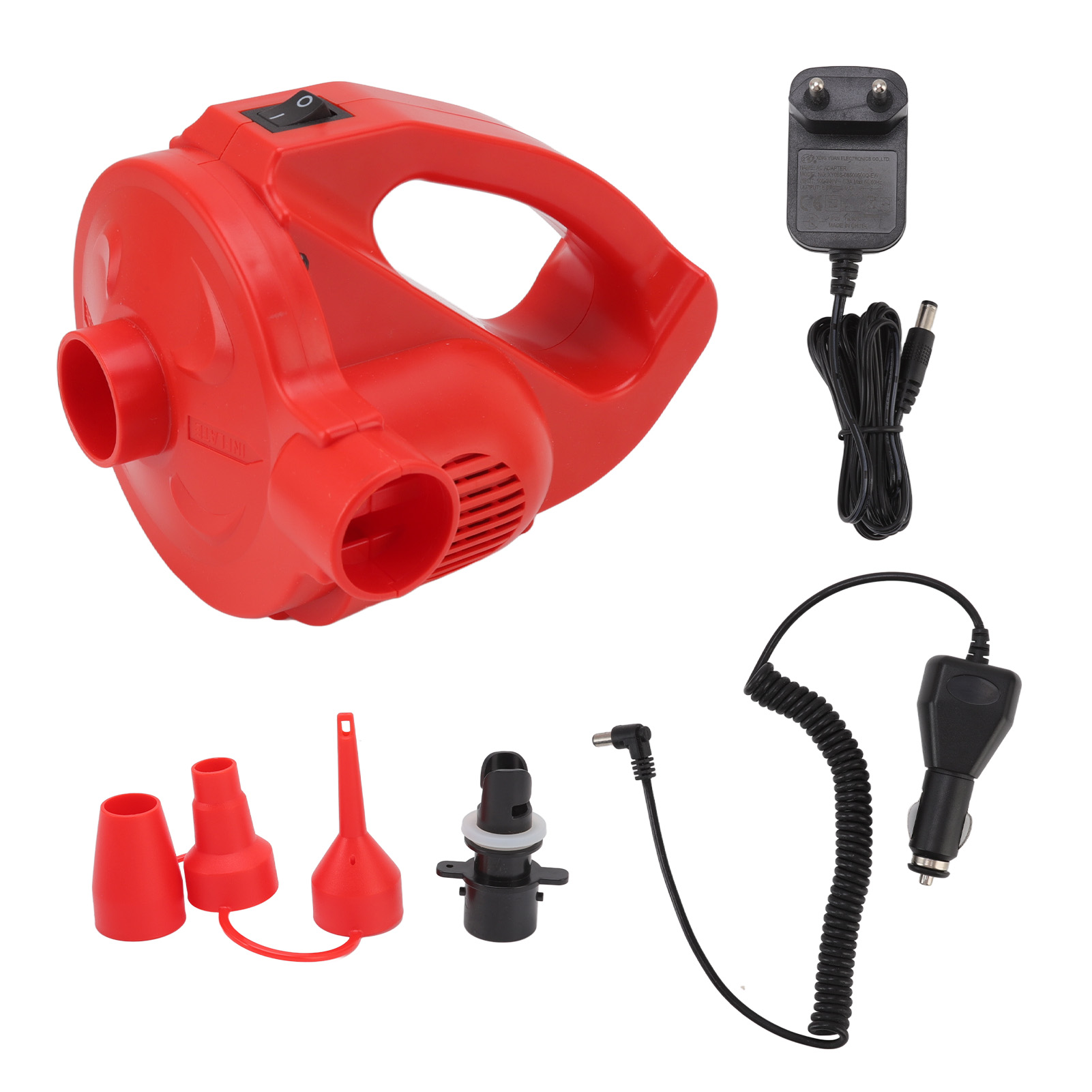 Electric Air Pump ABS Engineering Plastic Compact Inflator For ...