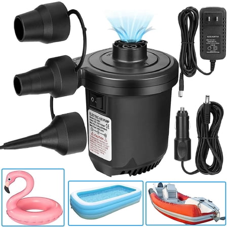 Coleman Quickpump 120V Rechargeable Air Pump with Attachments for ...