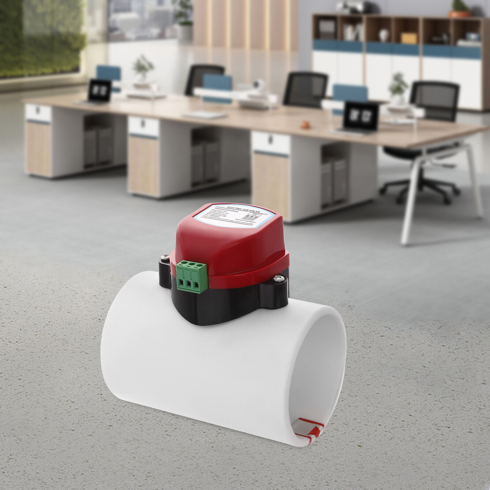 Electric Air Volume Control Valve, PVC Air Duct Shut Damper, Duct Air ...