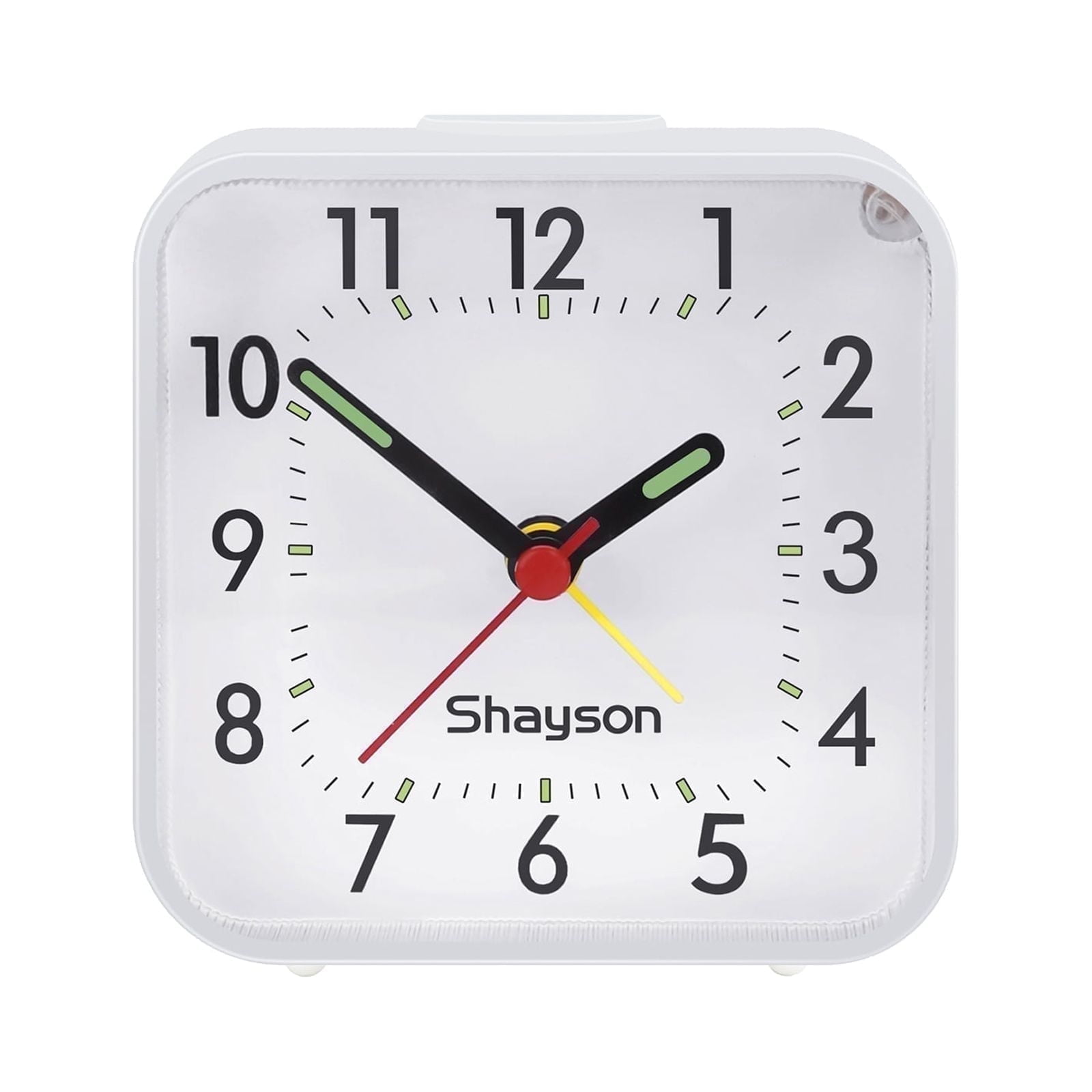 Electric Analog Alarm Clock, Silent Digital Small Snooze Clock, Digital ...