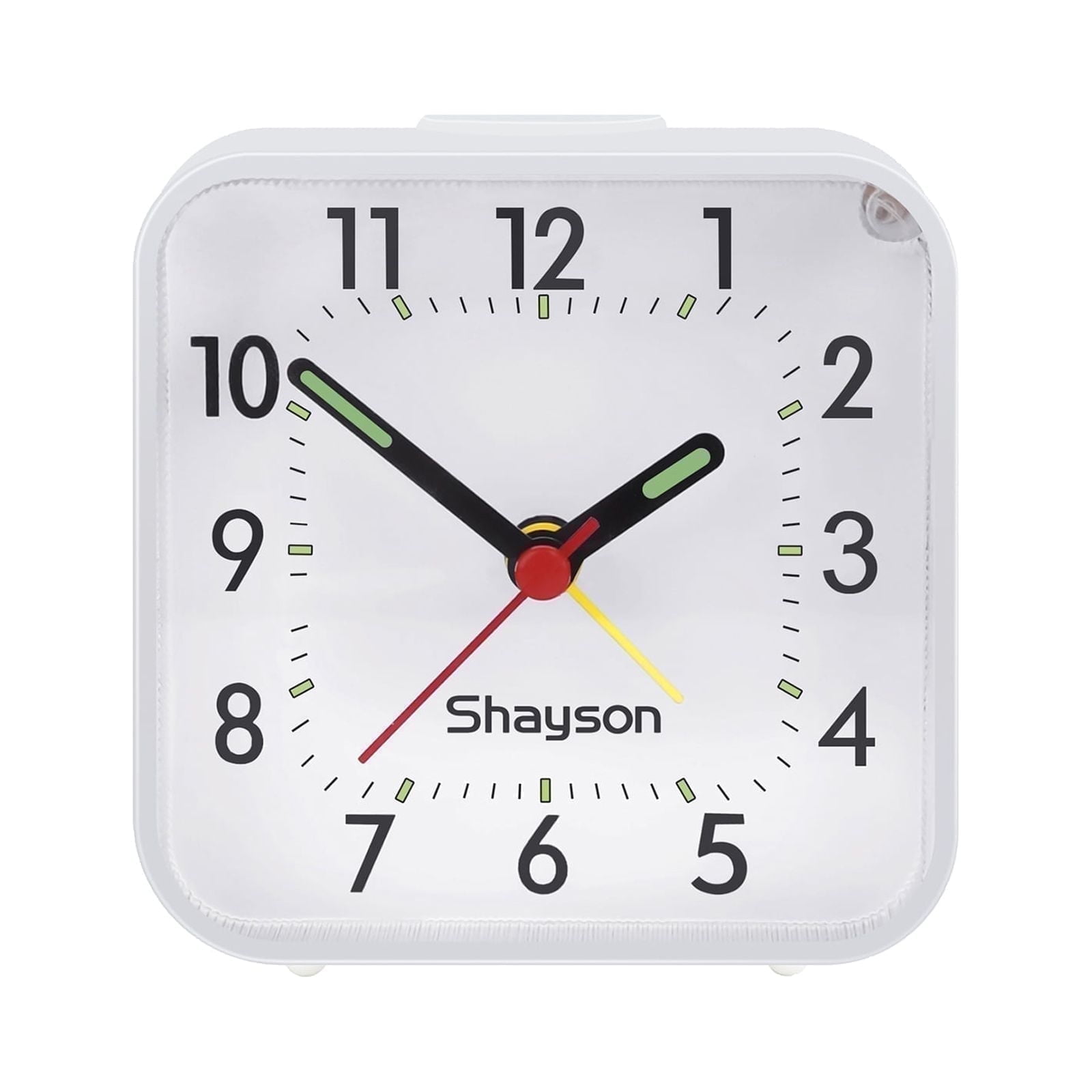 Electric Analog Alarm Clock, Silent Digital Small Snooze Clock, Digital ...