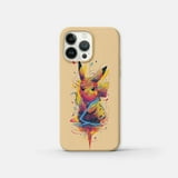 Electric Anime Style Phone Case Colorful Modern Art for iPhone 17 to 11 ...