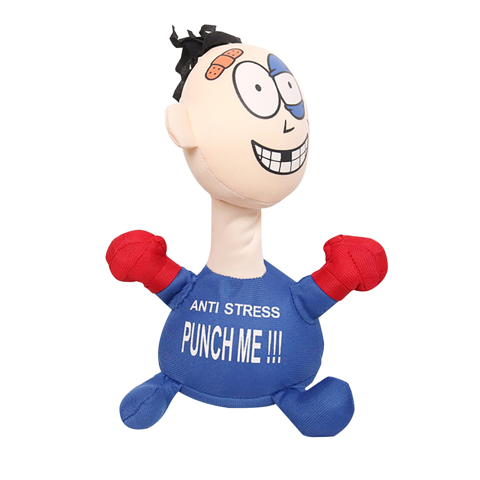 Electric Anti Stress Punch Me Plush Doll Relief Toys, Funny Plush Doll ...