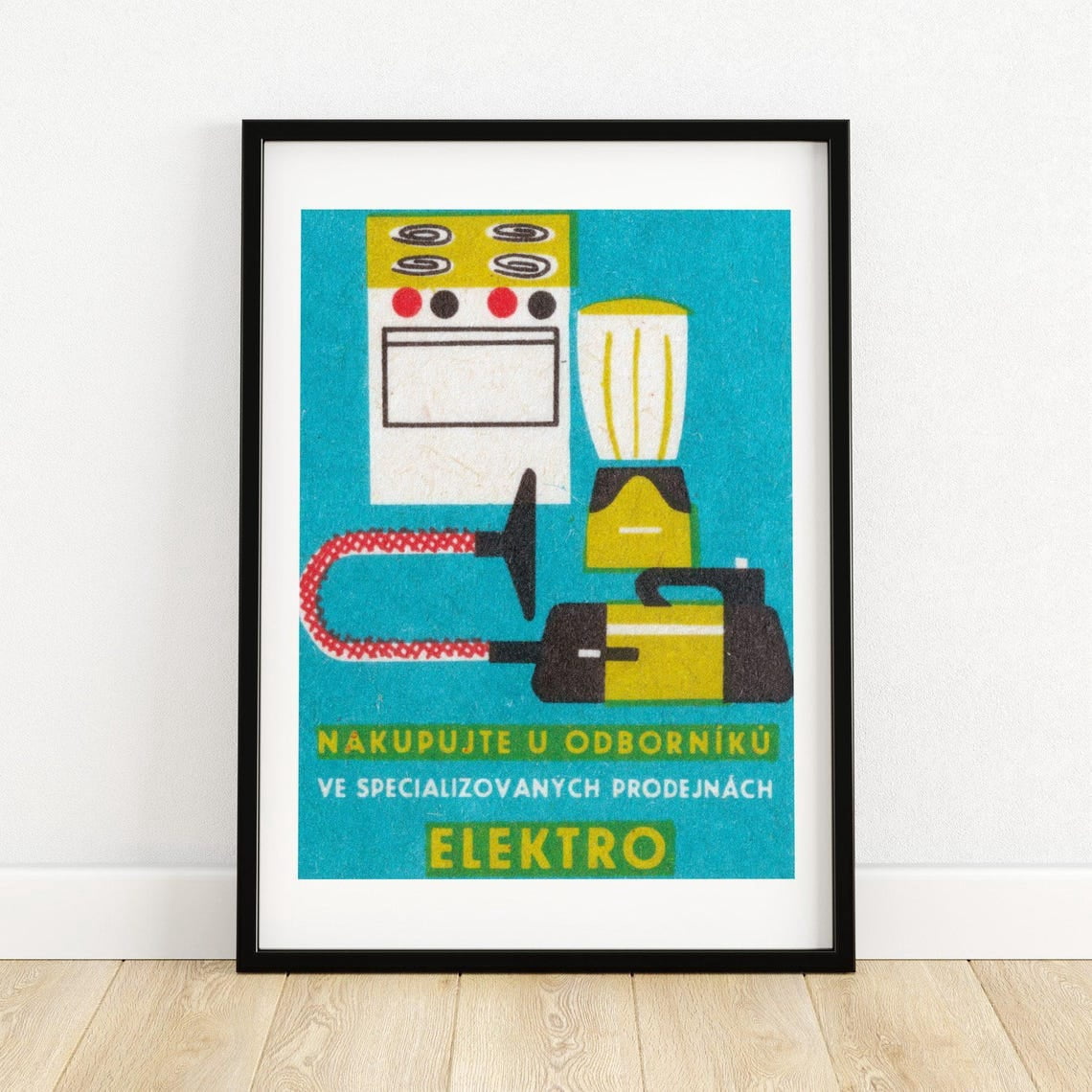 Electric Appliances - Matchbox Print - Aesthetic Wall Art - Vintage Art ...