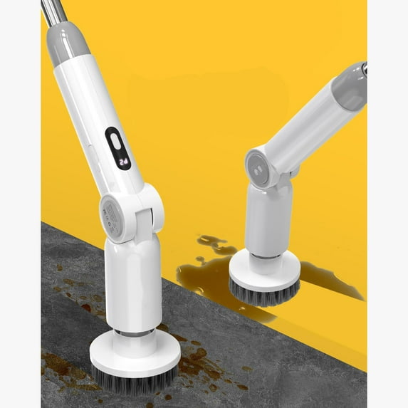 Electric Aquarium Cleaning Brush - IPX9 Waterproof, LED Screen Handle ...