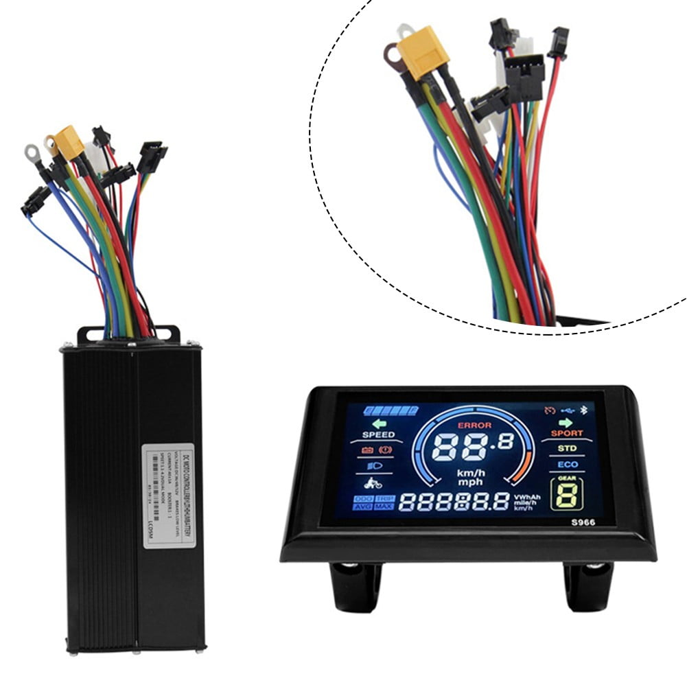 Electric Assist Conversion Kit with 40A Controller and S966 Instrument ...