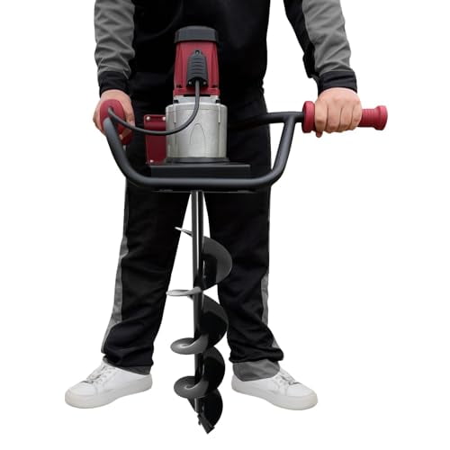 Electric Auger Digging Drill, Electric Post Hole Digger Handles with ...
