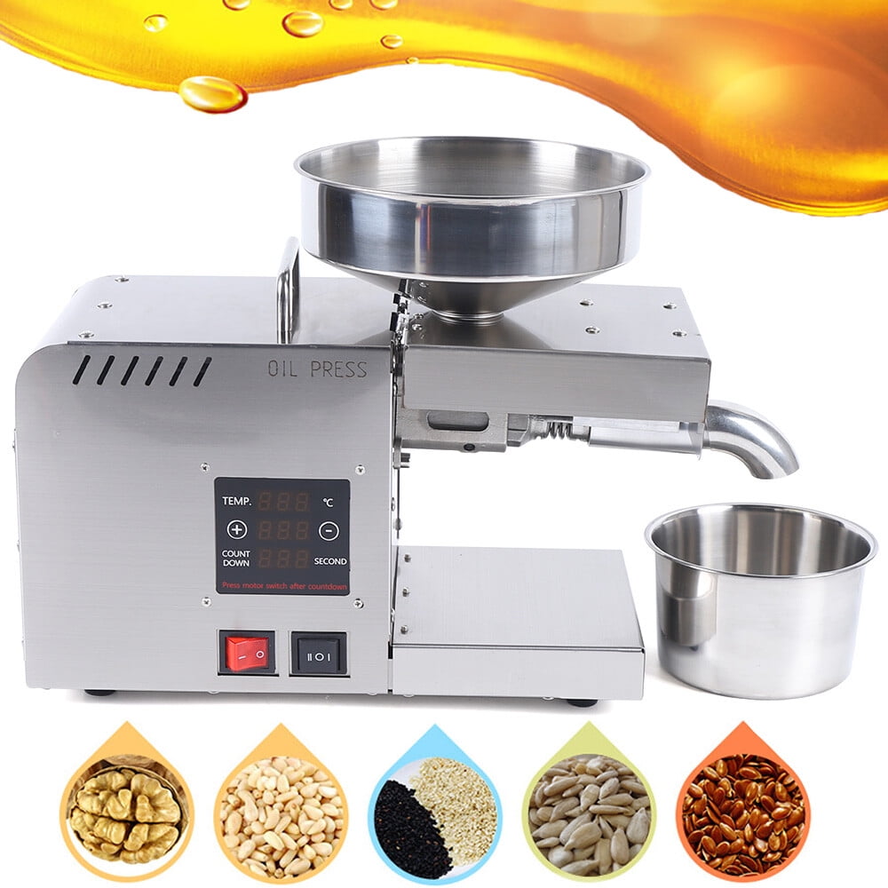 Electric Automatic Coconut Oil Press Machine Peanut Oil Extractor ...