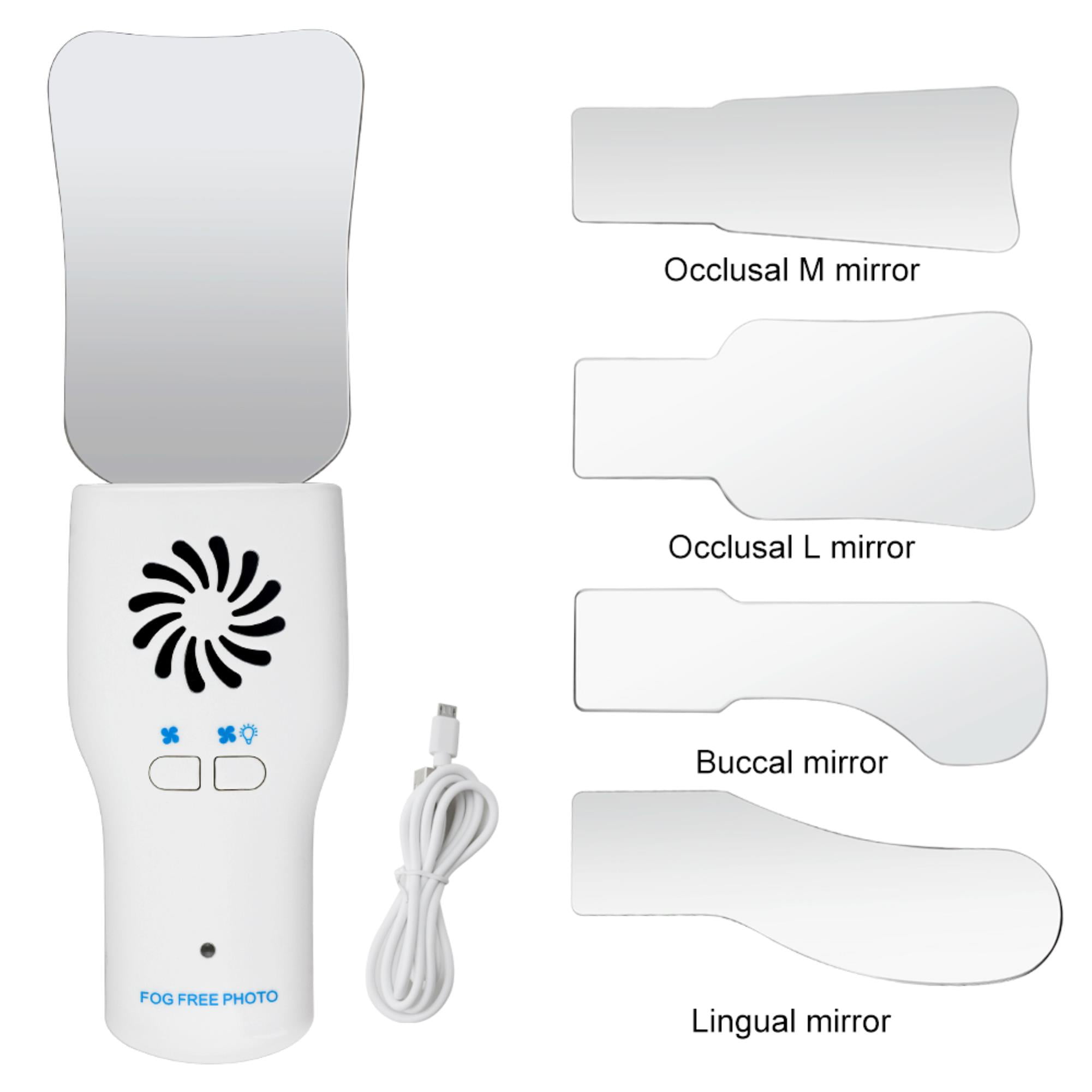 Electric Automatic Defogging Imaging Mirror + LED Intra Oral Photo ...