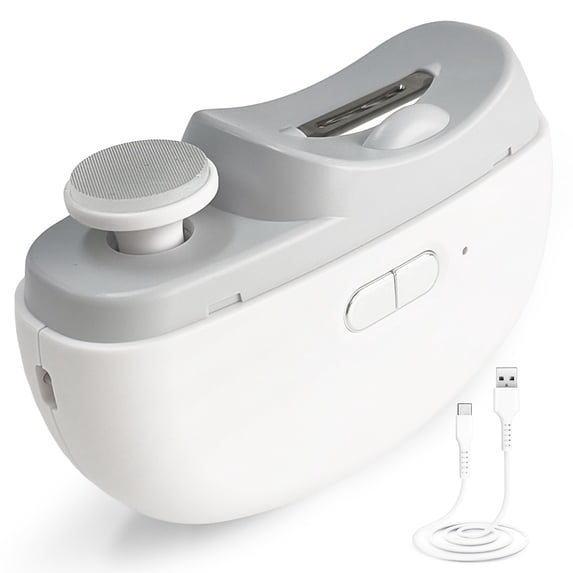 Electric Automatic Nail Clipper - 2 in 1 Auto Fingernail Cutter and ...