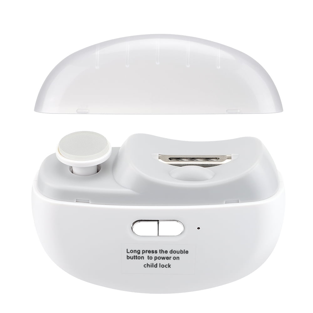 Electric Automatic Nail Clipper with Light & 2 Speeds,Fingernail Cutter ...