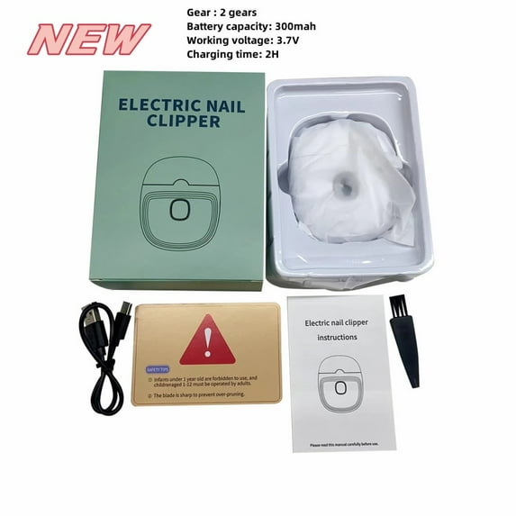 Electric Automatic Nail Clipper Manicure Nail Trimmer for Adult Baby ...