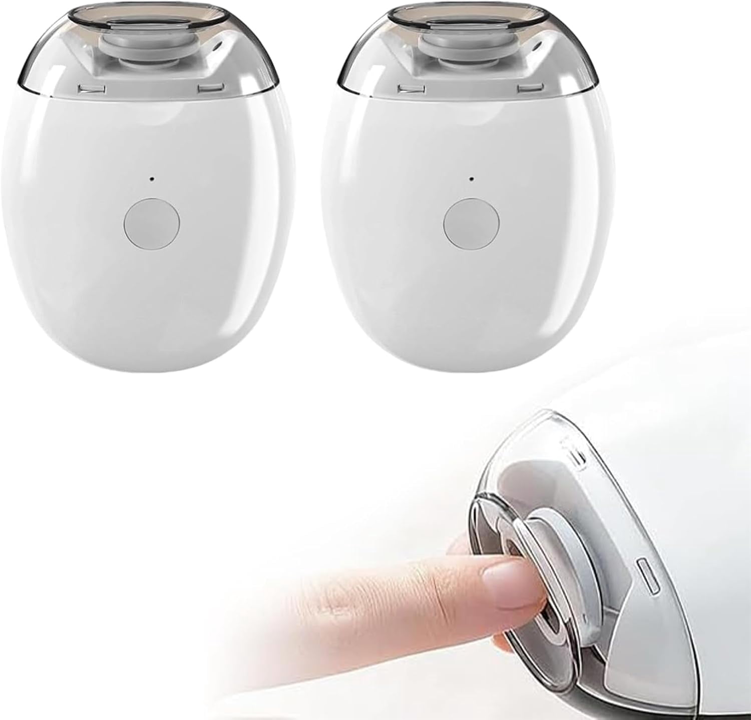 Electric Automatic Nail Clippers - Rechargeable 3-Speed Nail Trimmer ...