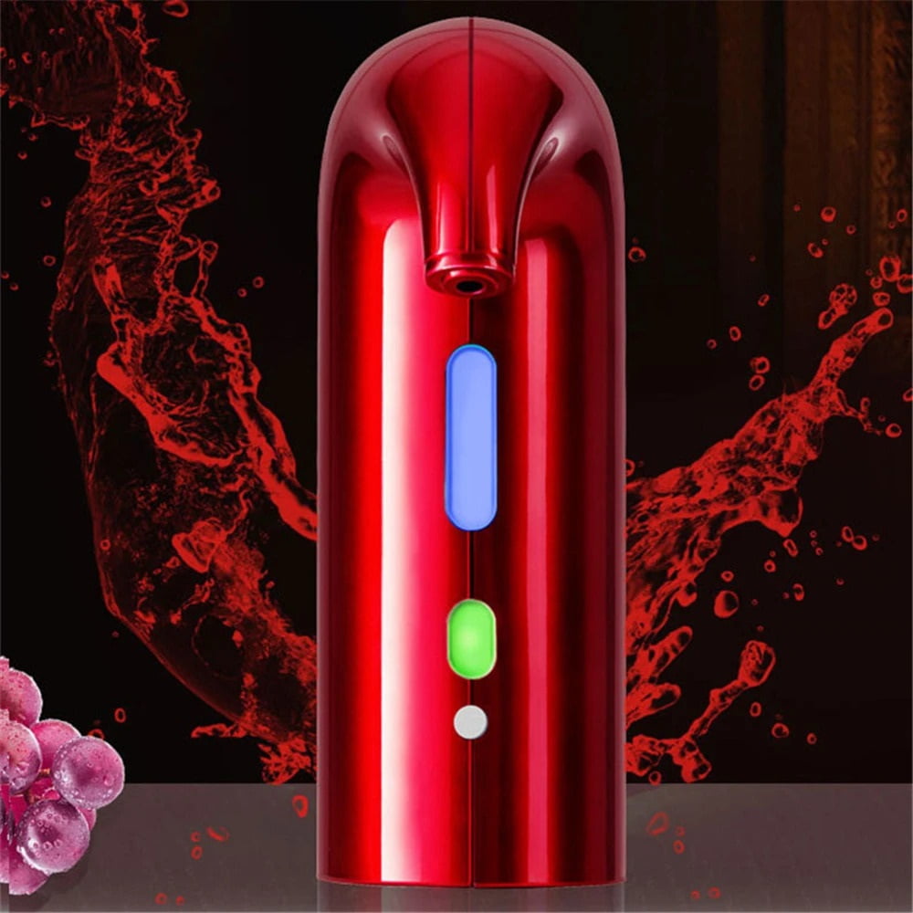 Electric Automatic Wine Decanter Dispenser Quick Sobering Wine Decanter ...