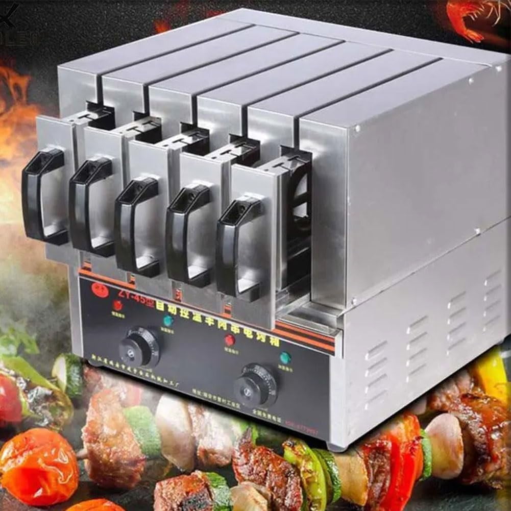 Electric BBQ Grill Machine, 3600W Commercial Smokeless Kebab Barbecue ...