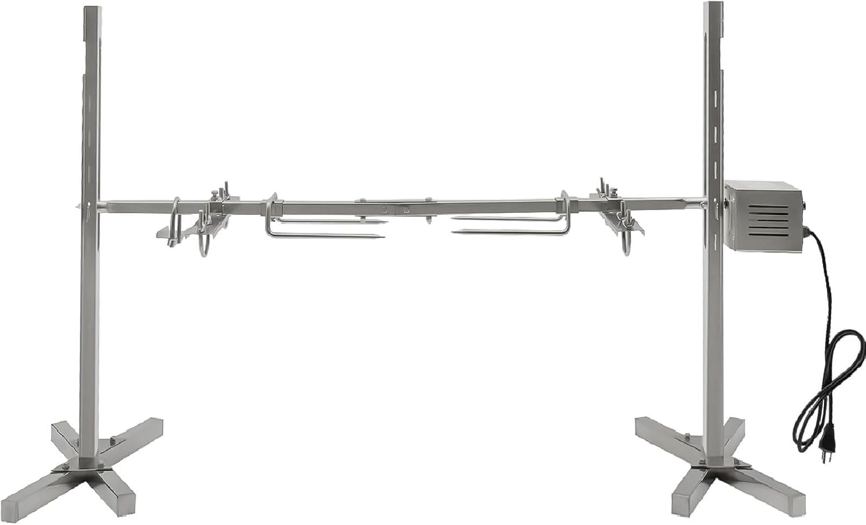 Electric BBQ Grill Rotisserie Kit, 53 inch Lamb Spit Rotisserie, 88lbs Capacity Pig Lamb Spit ...