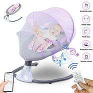 Electric Baby Swing, Bioby Infant Swing Rocker with Remote Control, 5 ...