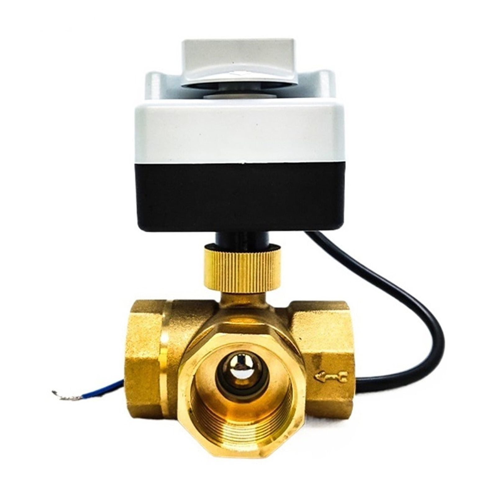Electric Ball Valve 1/2" 3/4" 1" Manual-Automatic Integrated Three-Way ...