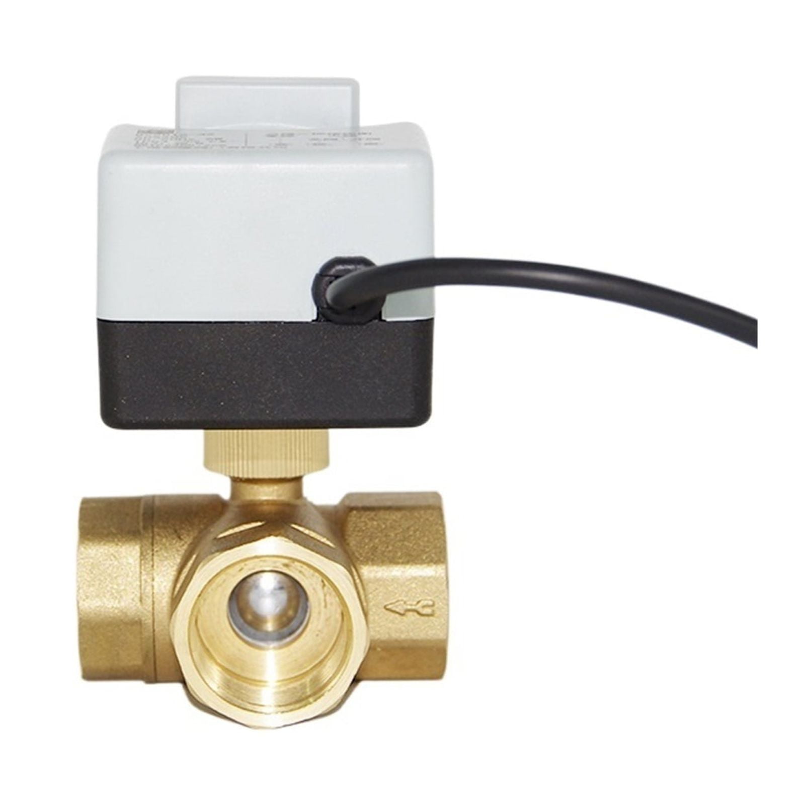Electric Ball Valve DN15 DN20 DN25 DN40 Manual Electric Ball Valve Actuator Three-wire Two ...