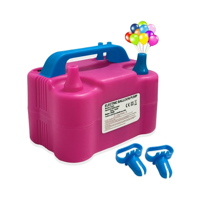 Electric Balloon Pump,110V 600W Balloon Blower Inflator Dual Nozzle Air ...