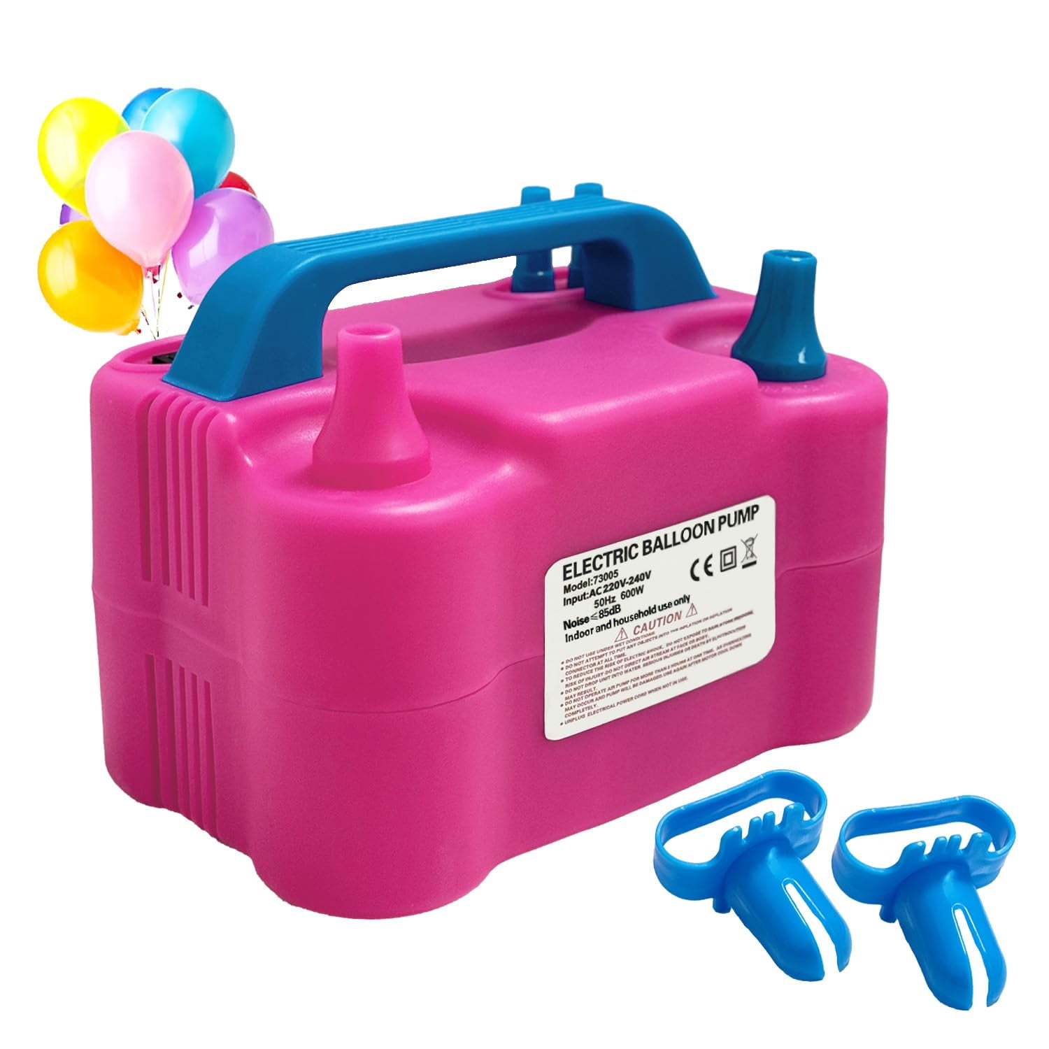 Electric Balloon Pump,110V 600W DHF10 Portable Dual Nozzles Balloon ...