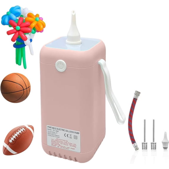 Electric Balloon Pump,4-in-1 Portable Air Blower Machine for All ...