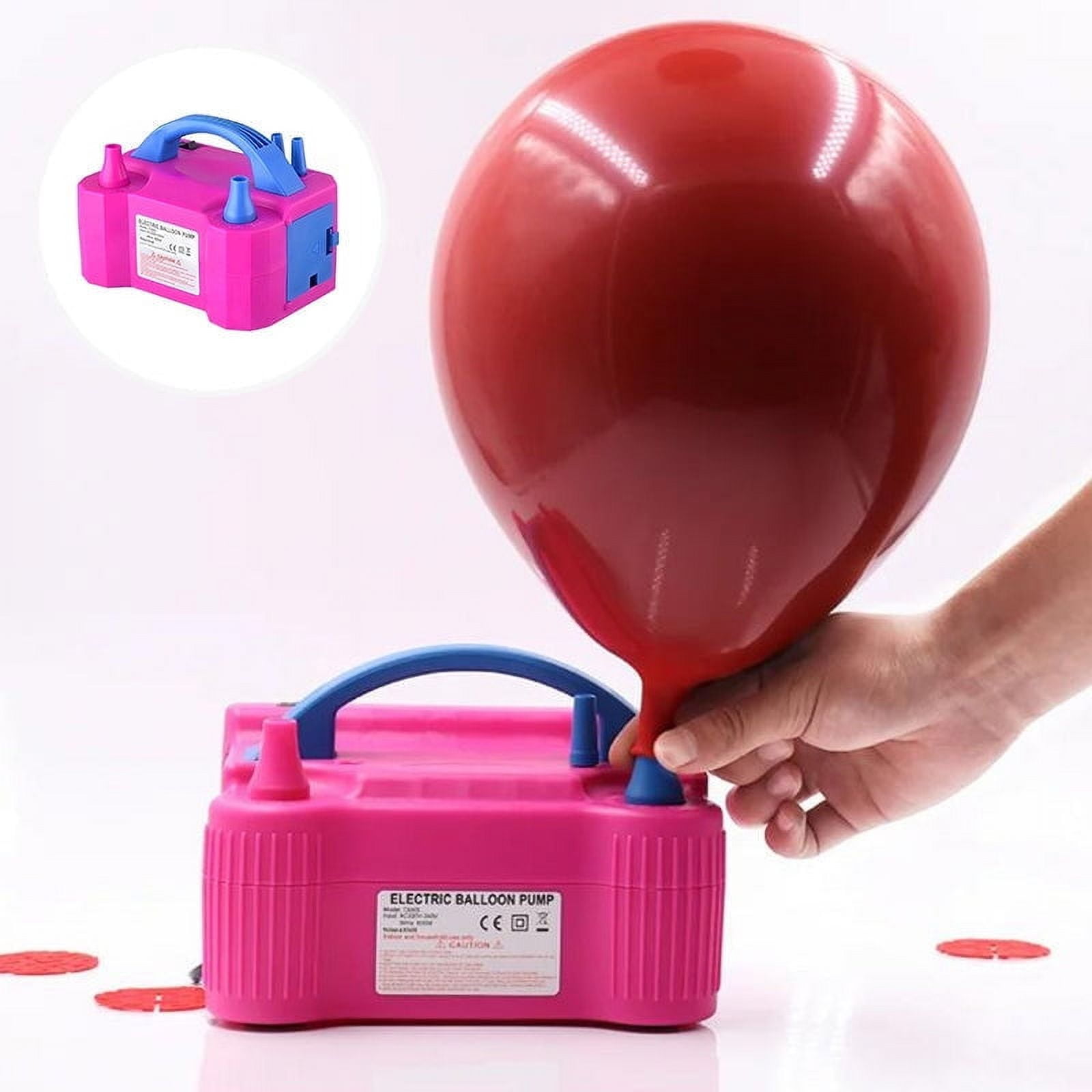 Electric Balloon Pump Blower Inflator | Portable Nozzle Design | Dual ...