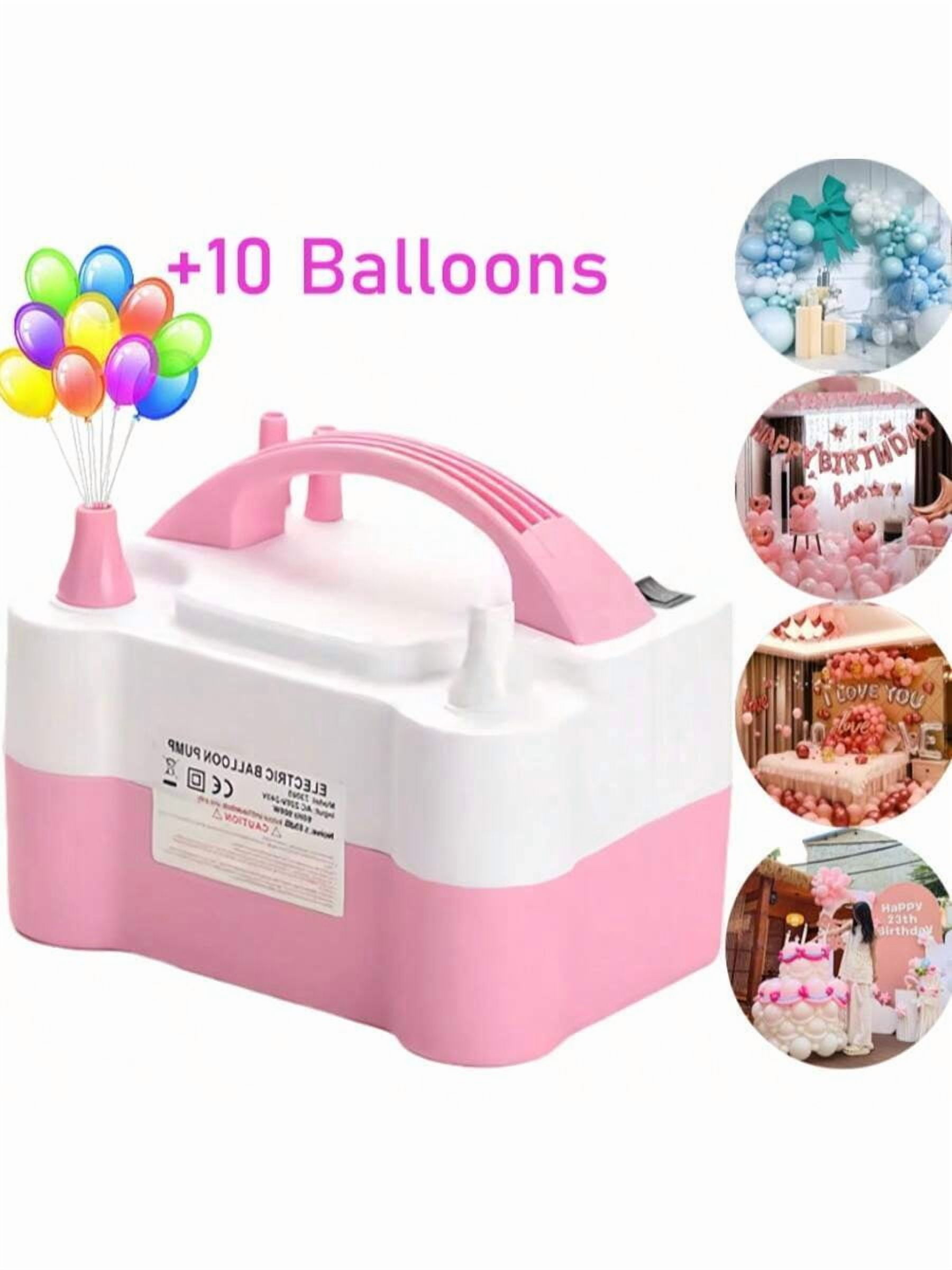 Electric Balloon Pump Portable Plug-in, 600W High Volume Balloon Blower ...