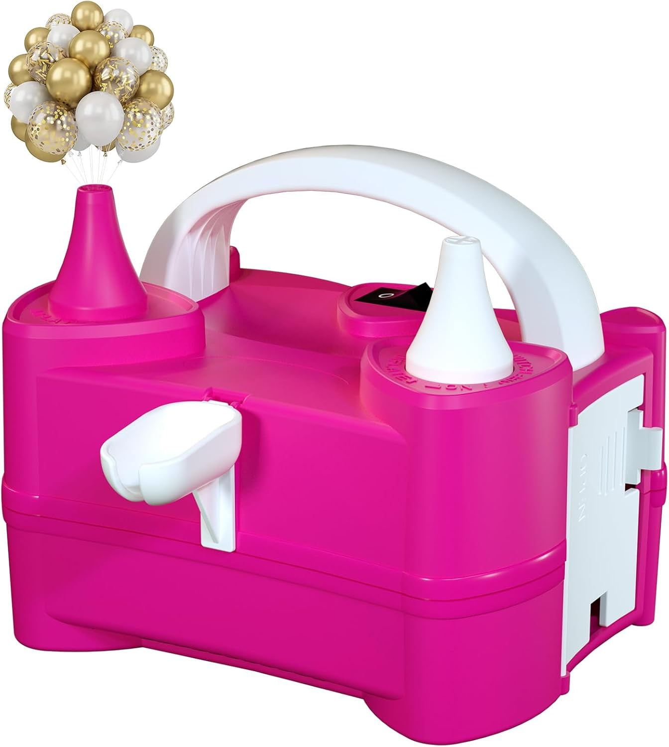 Electric Balloon Pump for Party Decorations – Portable Inflator, Auto ...