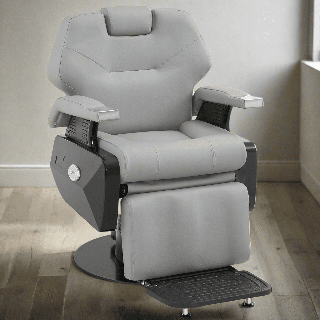 Electric Barber Chair, Reclining Salon Styling Chair for Hair Stylist ...