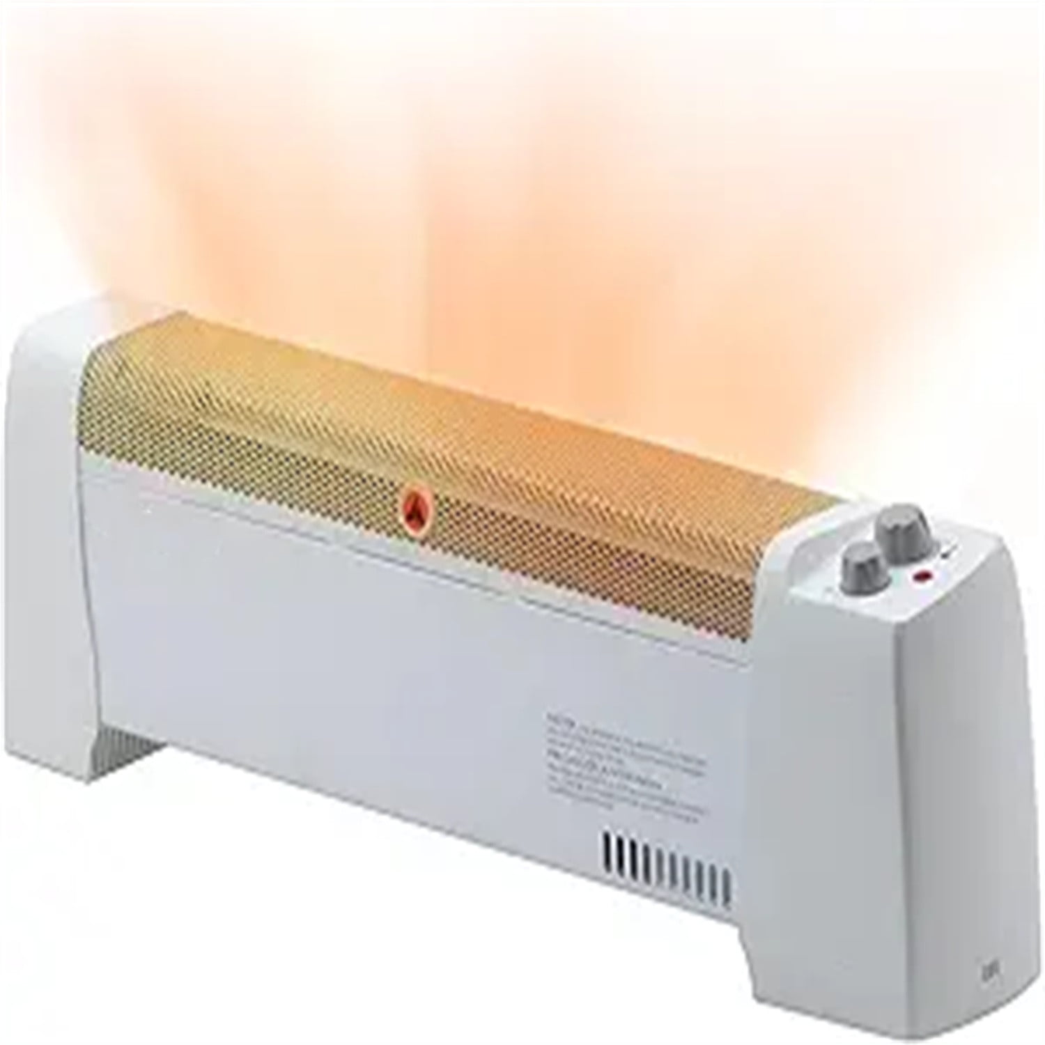 Electric Baseboard Space Heater with Adjustable tat, Dent-Proof End ...