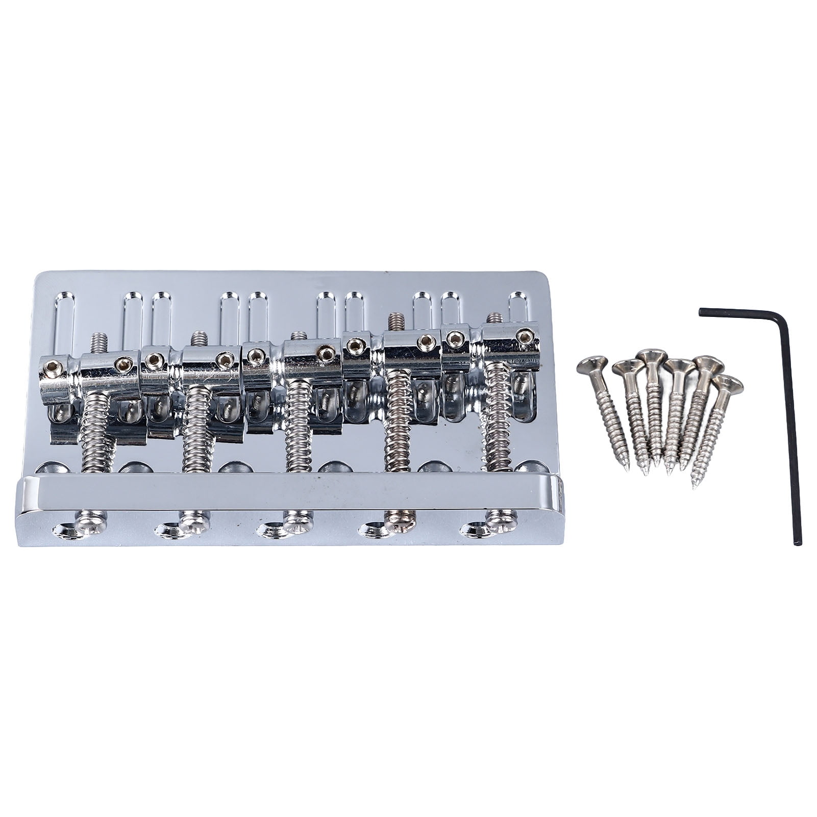 Electric Bass Bridge 5 String Bass Saddle Bridge Thickened Tailpiece ...