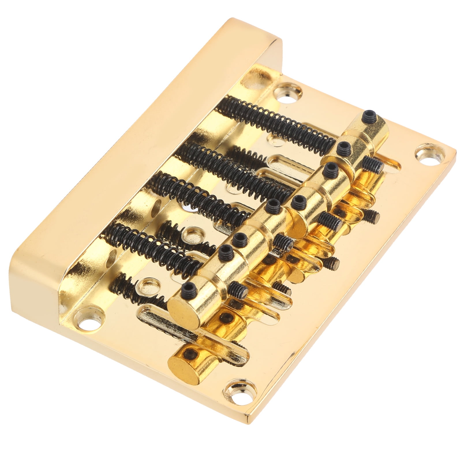 Electric Bass Golden Zinc Alloy Fixed Type Saddle Plate with Screw Kit ...