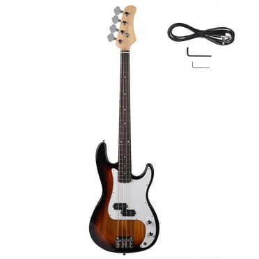 Costway Black Full Size 4 String Electric Bass Guitar PACKAGE with ...