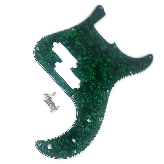 Electric Bass Scratch Plate 3 Ply 11 Hole Bass Pickguard Replacement 4 ...