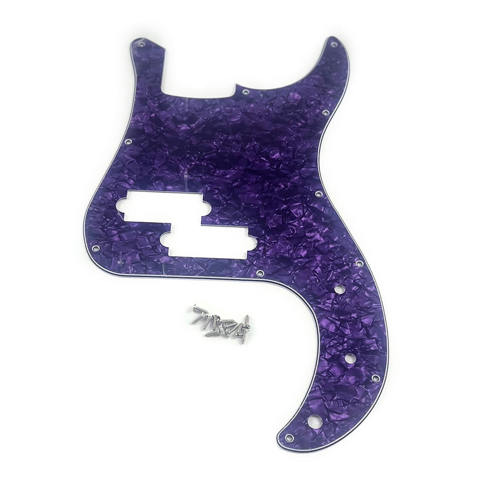 Electric Bass Scratch Plate 3 Ply 11 Hole Bass Pickguard Replacement 4 ...