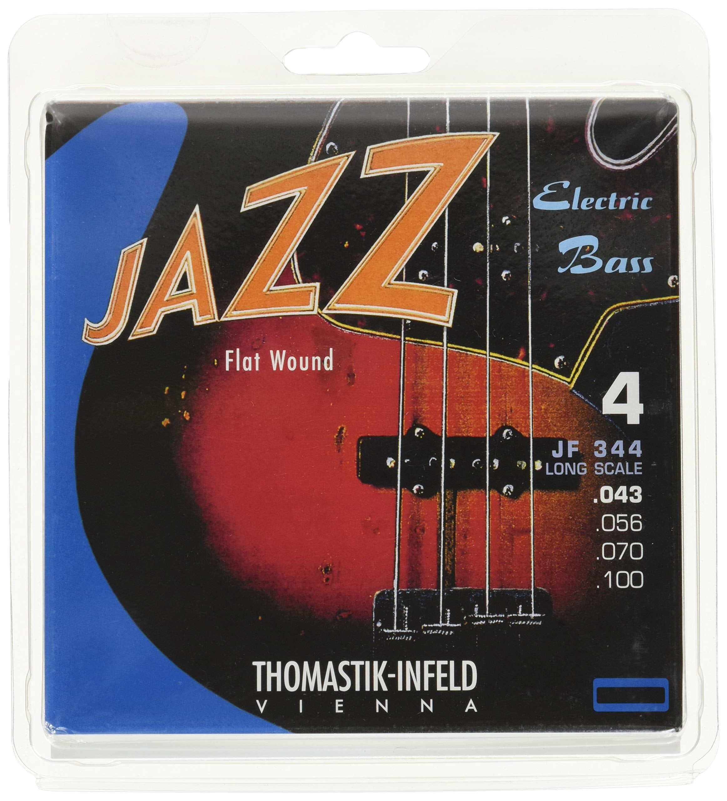 Electric Bass Strings Flatwound, Warm Jazz Sound, Roundcore Design for ...